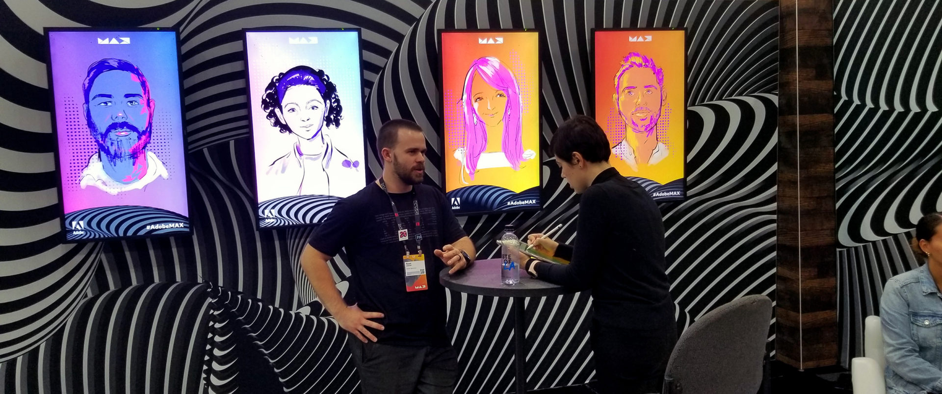 Drawing Booth at Adobe MAX! | Drawing Booth - Digital Event Sketch ...